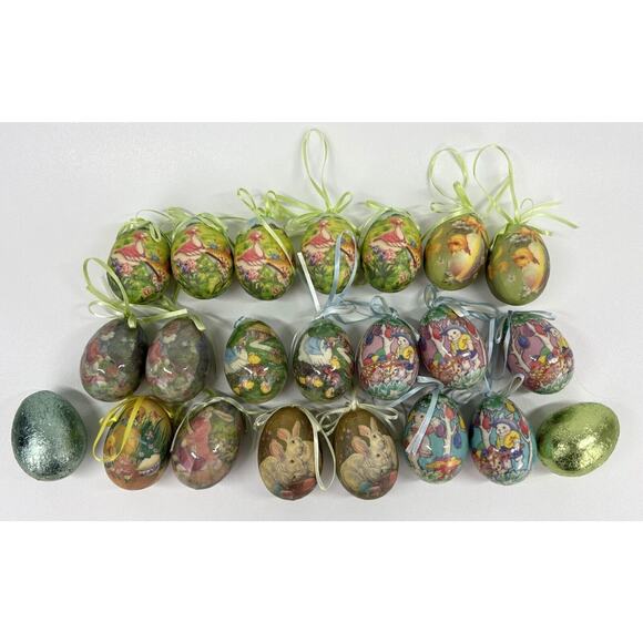 Unbranded | Holiday | Vintage Easter Eggs Lot Of 22 Beautiful ...
